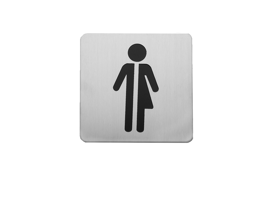 Transgender Door Sign - Ironmongery | Contemporary Stainless Steel ...